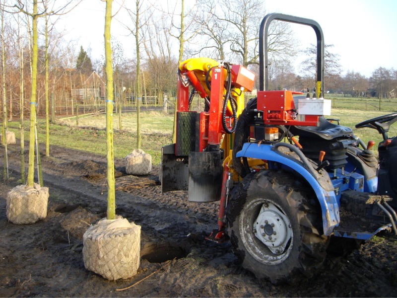 Tree spade 3-point mounted - Damcon tree nursery equipment